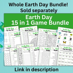 Earth Day Trivia Game for Kids and Adults - Printable Earth Day ...