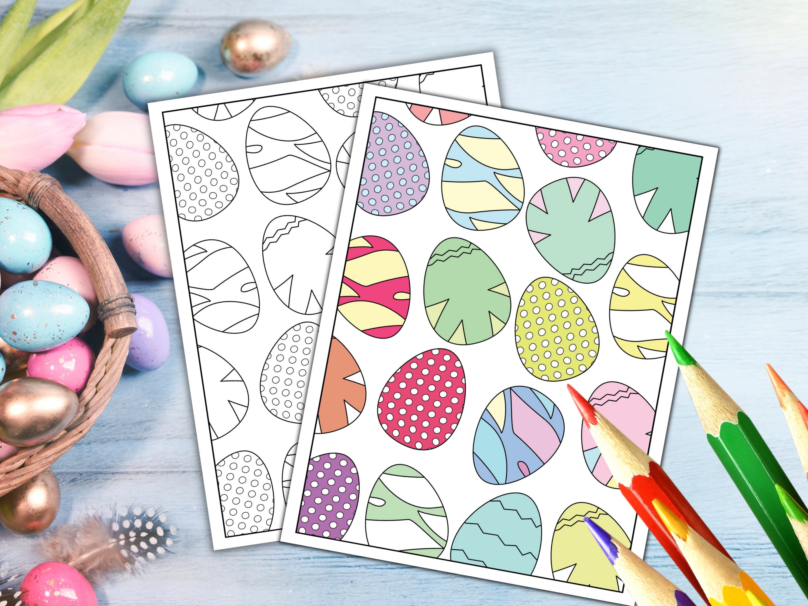Easter Coloring Pages for Kids Printable Coloring Sheets for Easter ...