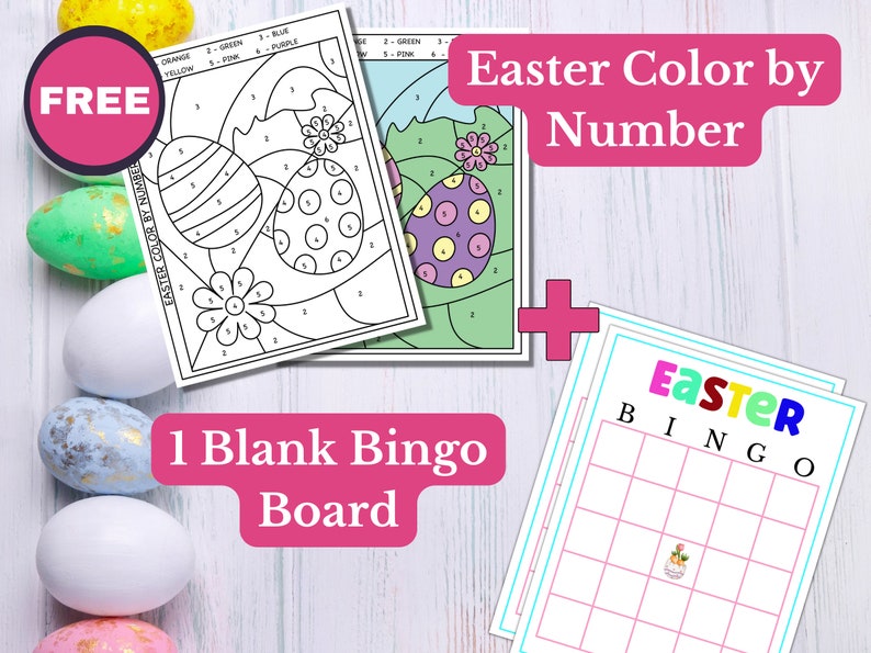 Easter Game Bundle - Easter Printable Games for Kids & Adults - Easter ...