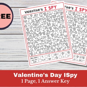 Valentine's Day Memory Game for Kids - Printable Matching Game ...