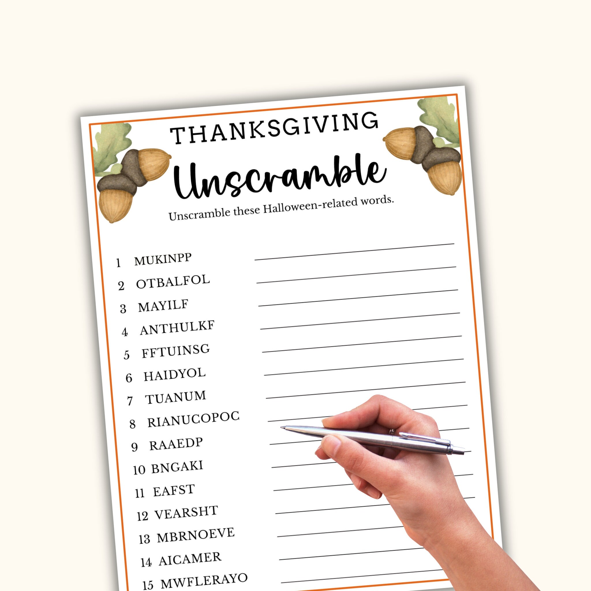 Thanksgiving Game Bundle - Printable Thanksgiving Games for Kids and ...