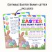Editable Easter Fundraiser Flyer Easter Egg Hunt Flyer Printable Easter ...