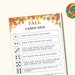 Fall Candy Dice Game - Printable Autumn Game - Fun Fall Time Activities ...