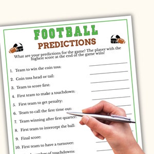 Football Game Bundle - 15 Printable Football Party Games Pack ...