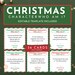 Christmas Character Who Am I? Game, Printable Holiday Game, Family ...