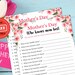 Printable Mother's Day Party Game Who Knows Mom Best Family Game Night ...
