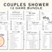 Couples Shower Game Bundle 12 Printable Couples Bridal Party Games ...