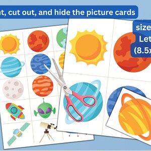 Outer Space Scavenger Hunt - Printable Space Treasure Hunt for Kids ...