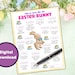 Printable Easter Party Game - Who is Like the Easter Bunny - Classroom ...
