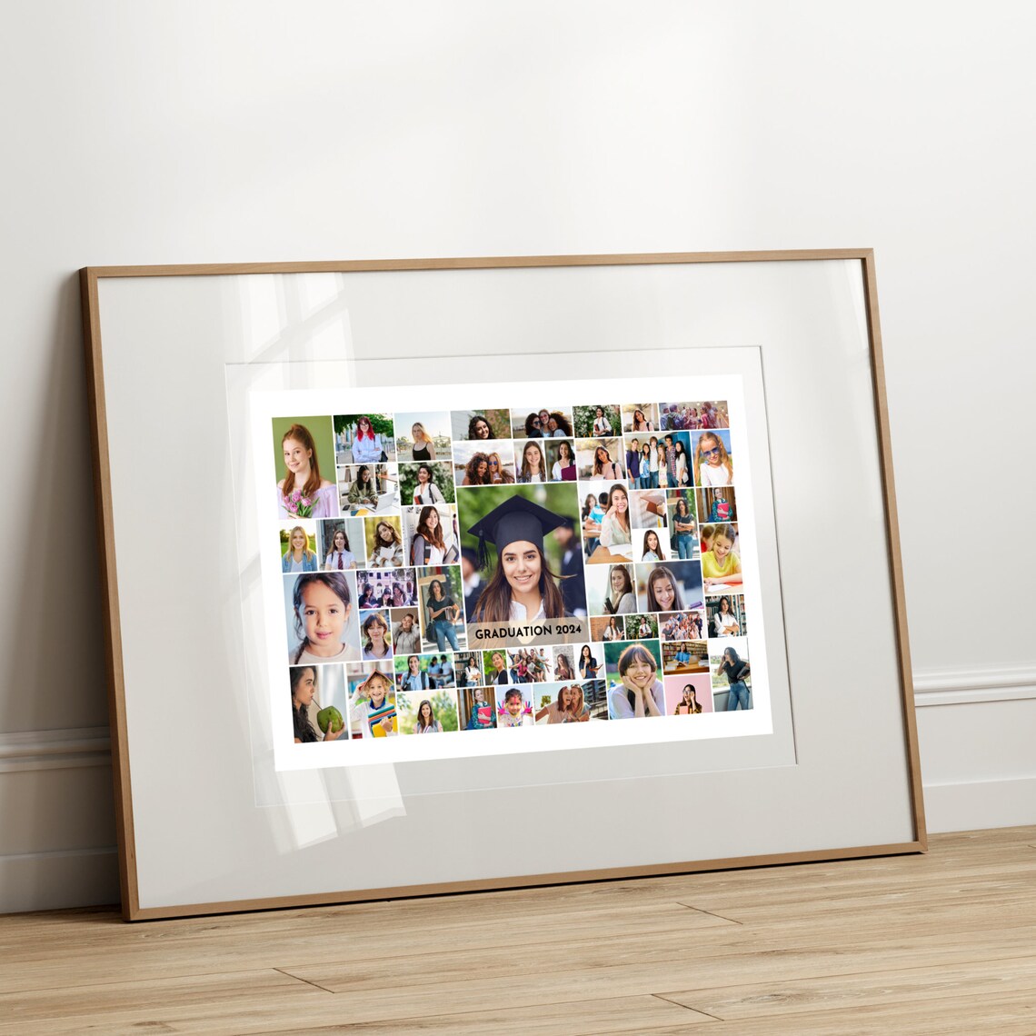Graduation Photo Collage Template Photo Gift Collage Editable Template ...