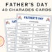 Printable Father's Day Charades Game - Family Game Night Activities for ...