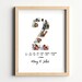 Number 2 Collage for Anniversary or Birthday - 2 Year Gift for ...