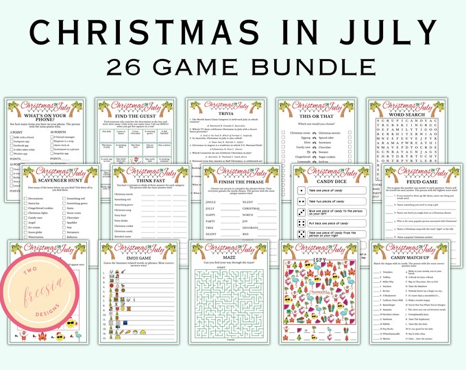 Christmas Who Am I? Game, Printable Holiday Game, Family Christmas ...