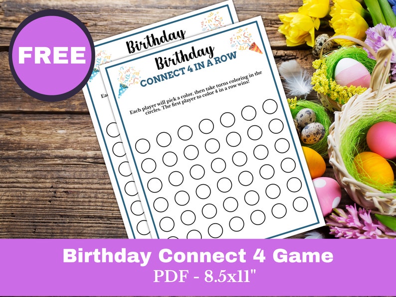 Birthday Bingo Game - Printable Birthday Party Game for Kids and Adults ...