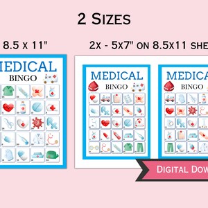 Printable Medical Bingo Games - Nurse Bingo Game, Nurse Appreciation ...