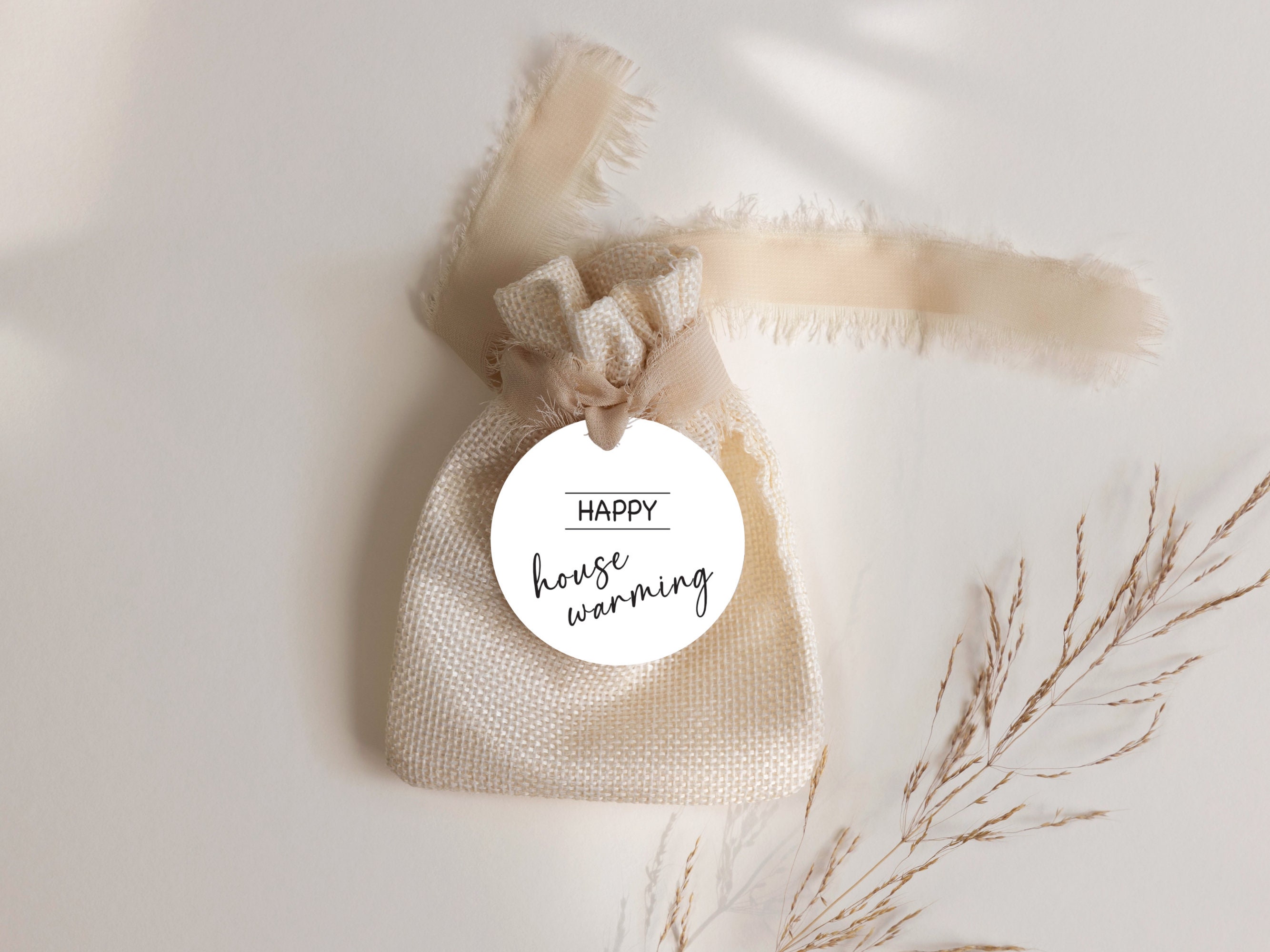 Printable New Home Tags and Cards - Traditional Housewarming Gift ...