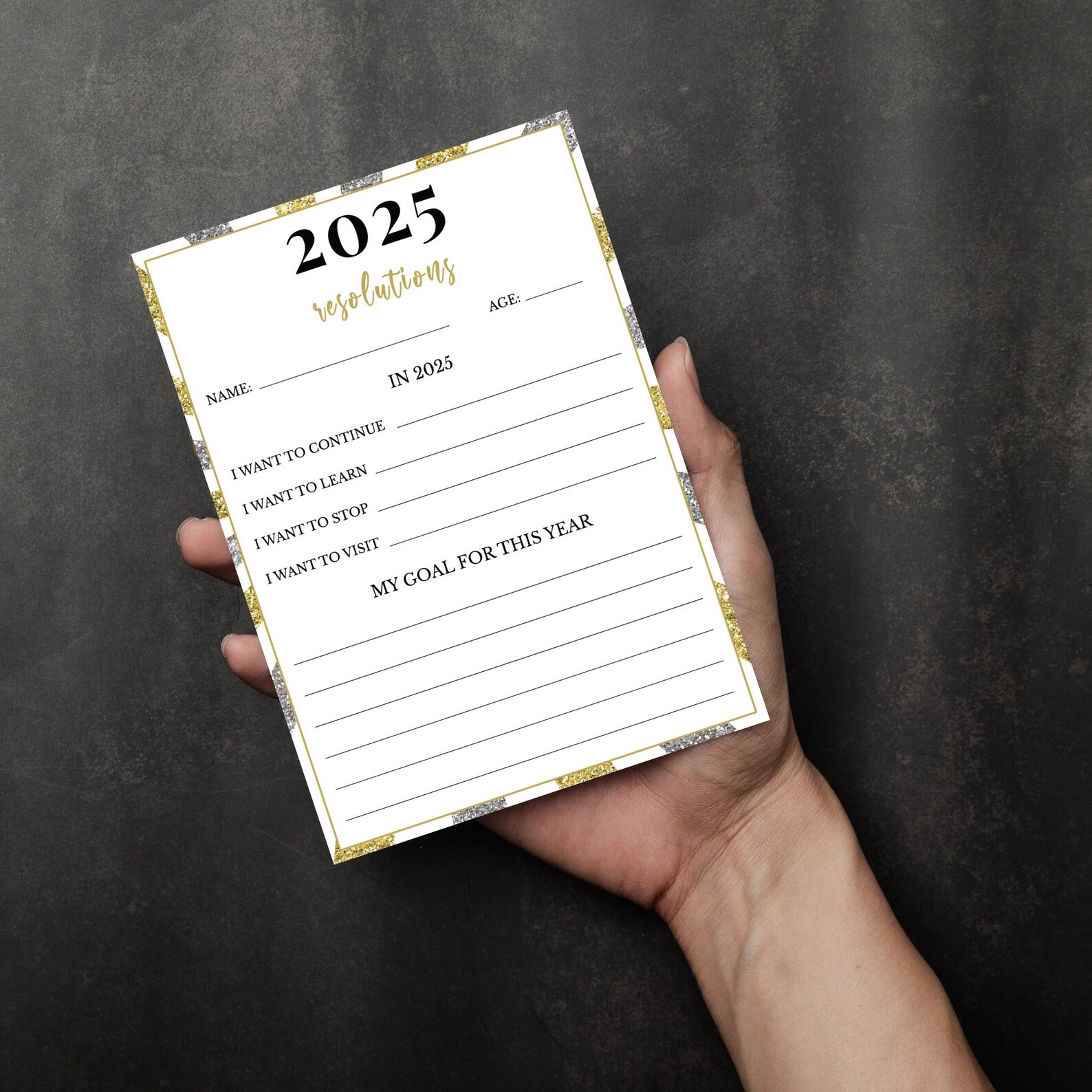 New Year's Printables, 2024 Year in Review, 2025 Resolutions, 2025 ...
