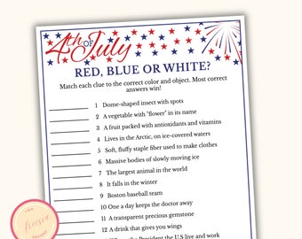 Find Someone Who Bingo Game - Printable Fourth of July Game ...