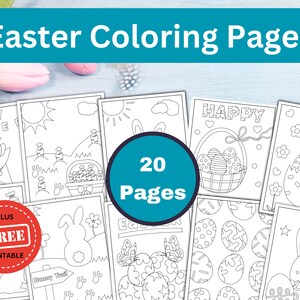 Easter Coloring Pages for Kids - Printable Coloring Sheets for Easter ...