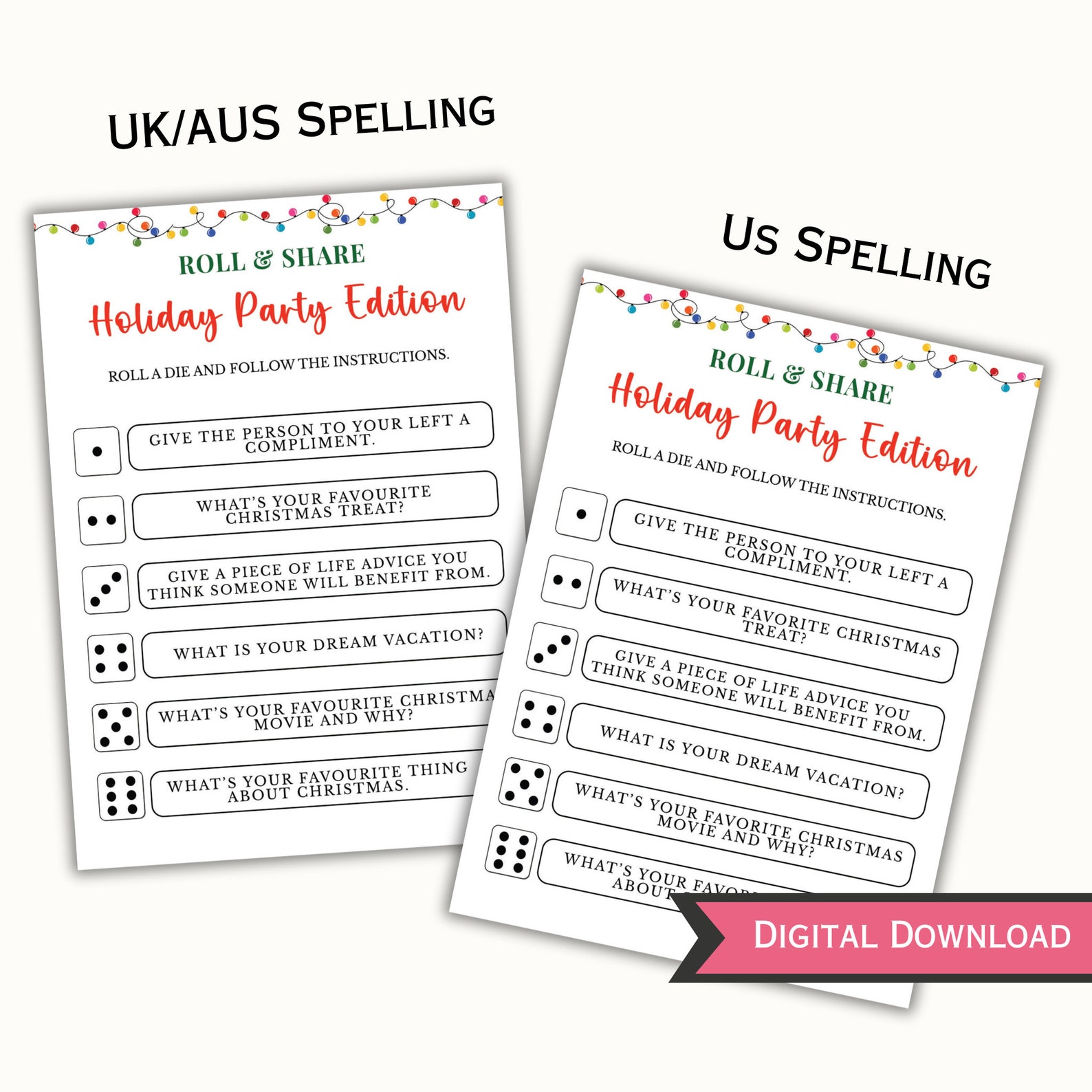 Christmas Work Party Games - 15 Holiday Office Party Game Bundle - Xmas ...