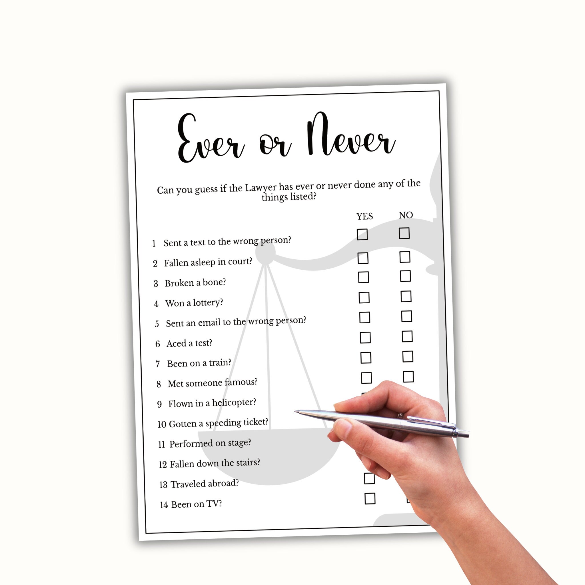 Law School Graduation 8 Game Bundle Lawyer Retirement Party Games ...