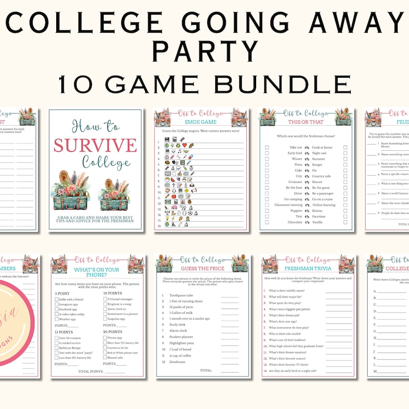 College Send Off - Etsy