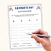 Printable Father's Day Scattergories Game - Printable Father's Day Game ...