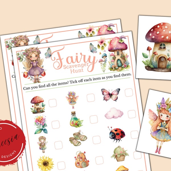 Fairy Scavenger Hunt - Etsy