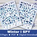 Winter I Spy Games for Kids - Printable Classroom Party Activity ...