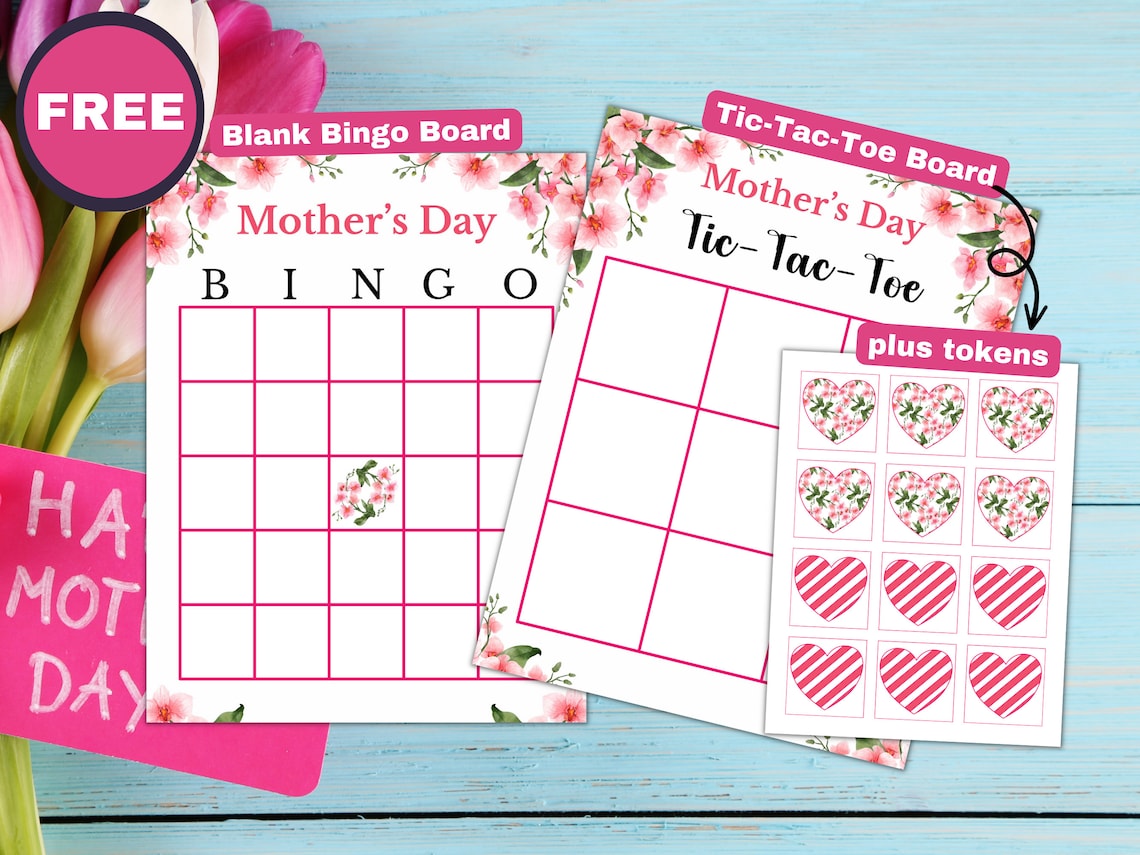 Printable Mother's Day Game Bundle for Kids and Adults Family Party ...