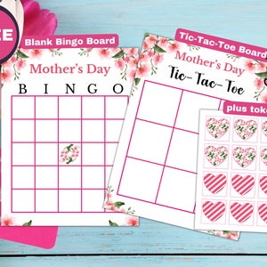 Printable Mother's Day Game Bundle for Kids and Adults - Family Party ...