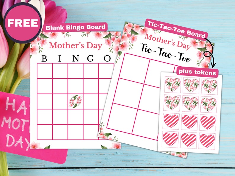 Printable Mother's Day Game Bundle for Kids and Adults Family Party ...