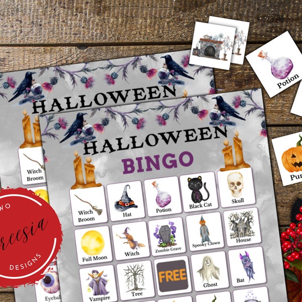 Halloween Bingo - Etsy