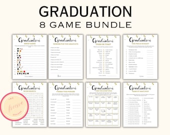 20 Printable Graduation Party Games Bundle 2023 Graduation Games Class ...