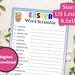 Easter Word Scramble Game - Easter Activity for Kids and Adults ...