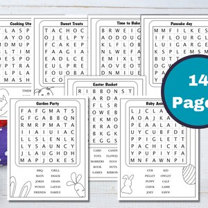 Easter Word Search Game - Family Party Games and Classroom Activities ...