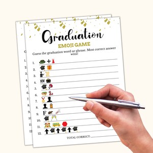 2025 Graduation Games - 14 Printable Graduation Party Games Bundle ...
