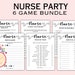6 Printable Nurse Theme Party Games - Nurse Graduation Game - Nurse ...