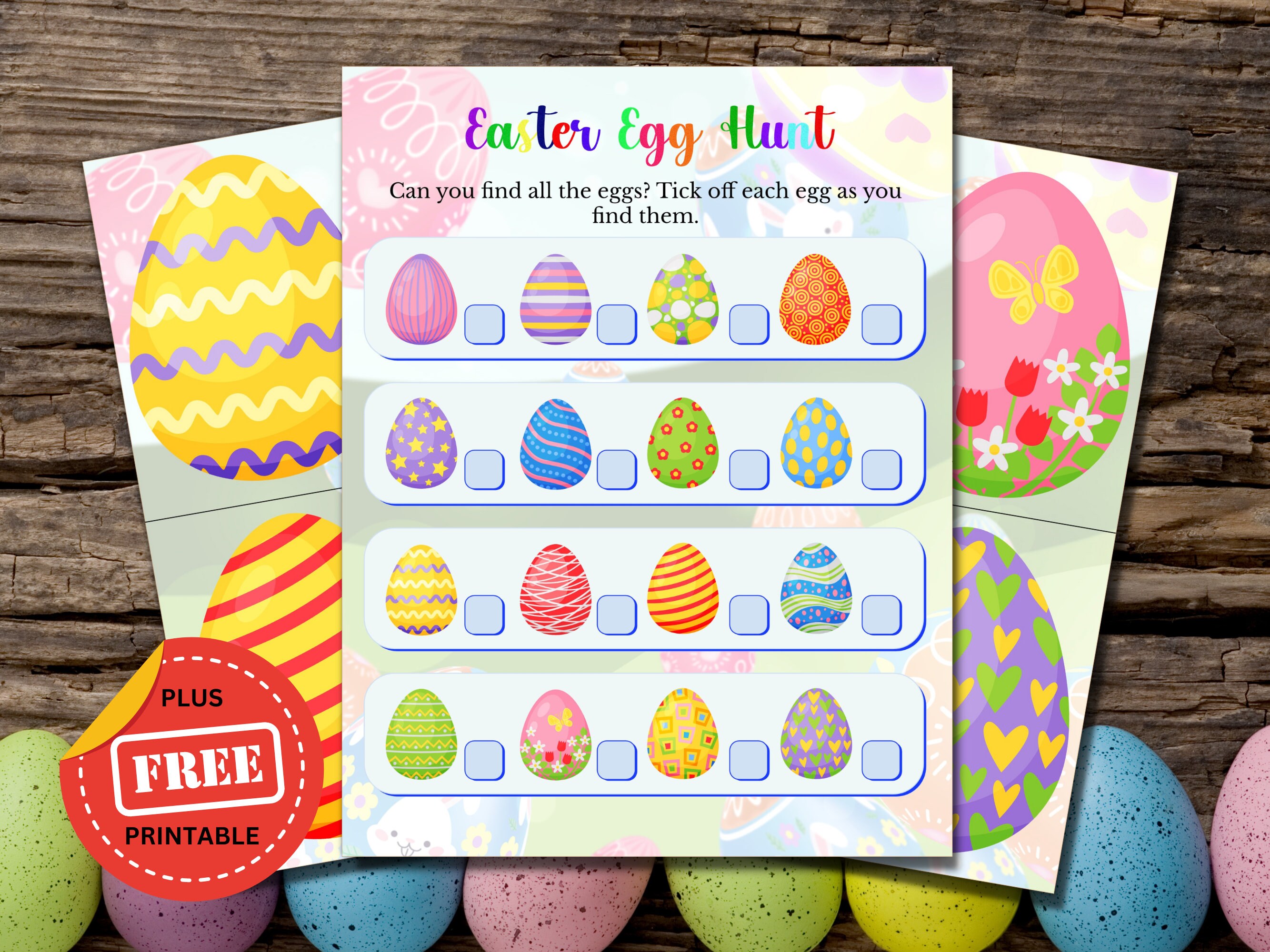 Printable Easter Egg Hunt for Kids - Bunny Treasure Hunt Party Games ...