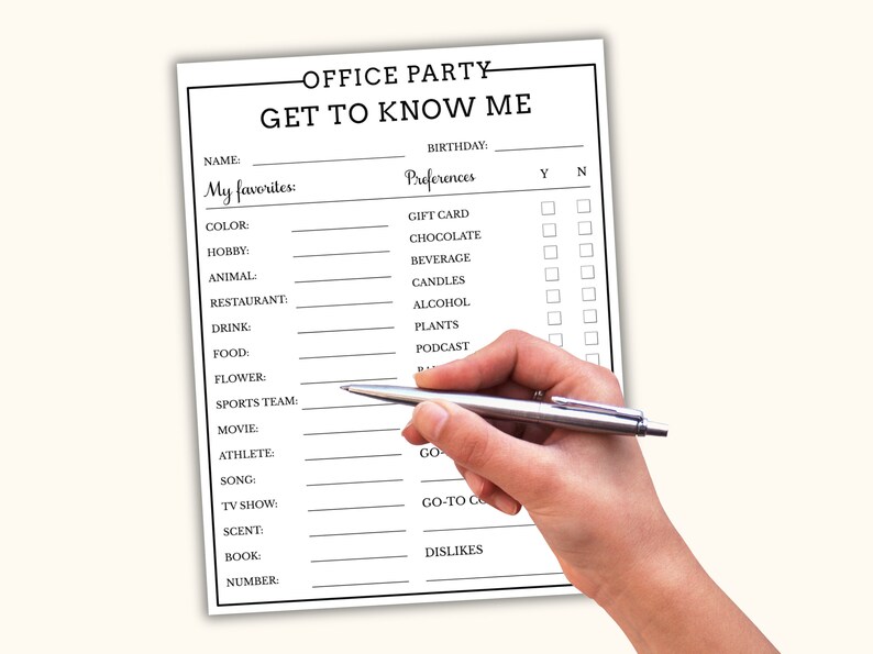 Printable Office Party Games Bundle - Work Party Games for Team ...