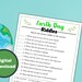 Earth Day Riddles Game for Kids and Adults - Printable Earth Day ...