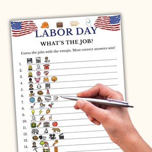Labor Day Game Bundle - Printable Labor Day Party Games & Activity ...