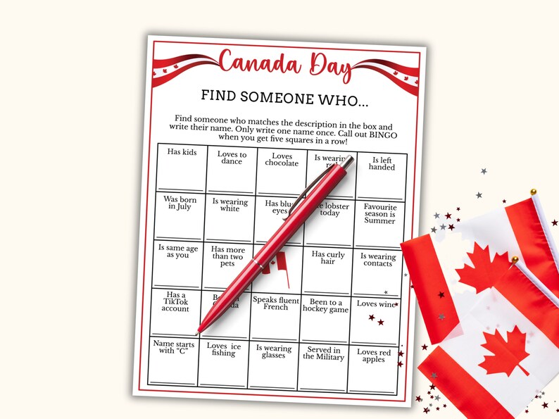 Canada Day Game Bundle - 8 Printable Canada Day Games Bundle for Kids ...
