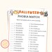 Phobia Match up Game - Printable Halloween Party Game for Teens ...