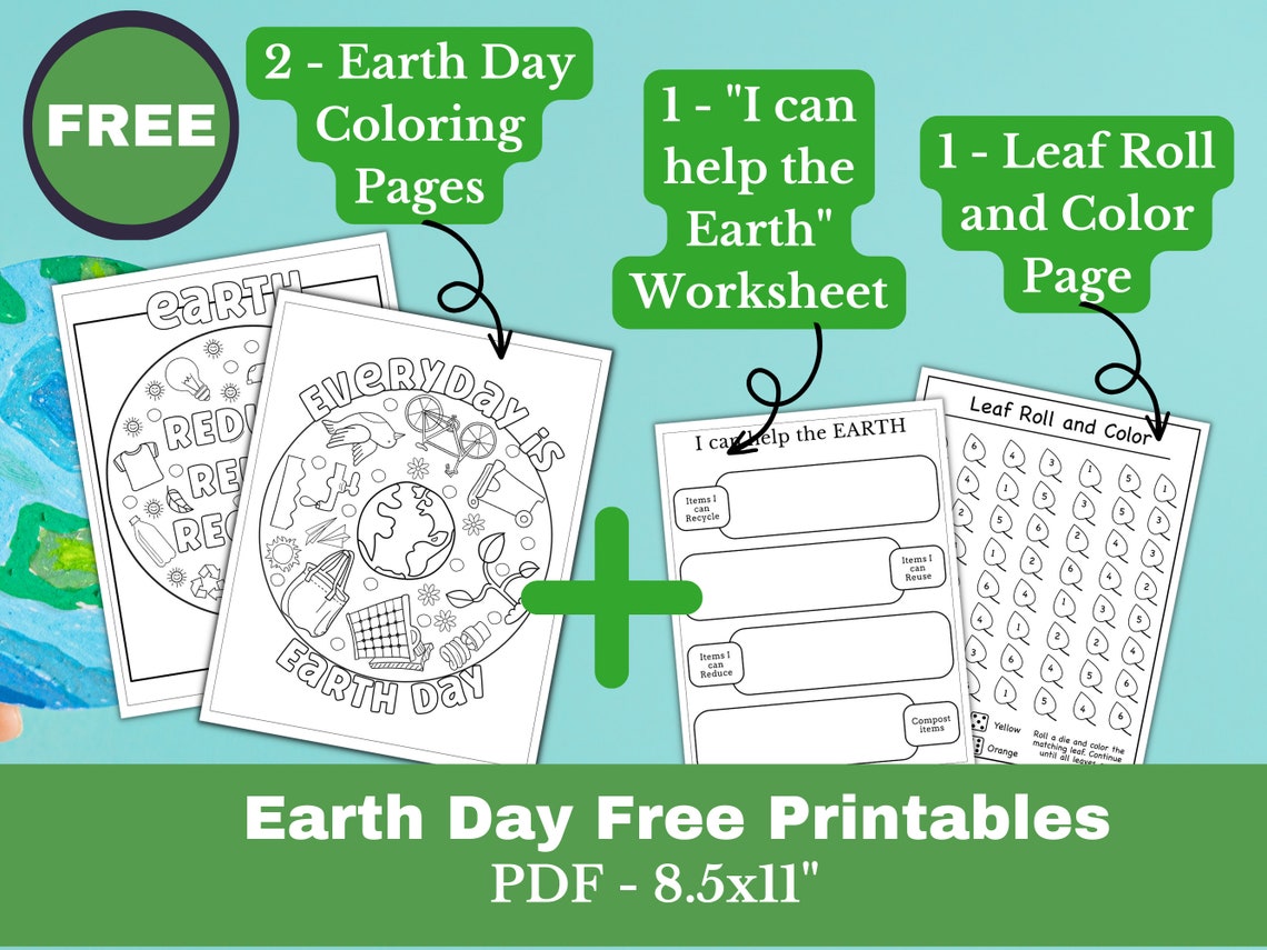 Printable Earth Day Game Bundle for Kids and Adults - Game for ...