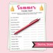 Summer Think Fast Game - Printable Summer Game and Activity for Kids ...