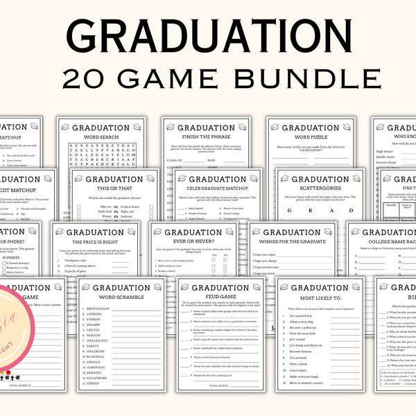 Graduation Games - Etsy