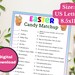 Easter Candy Matchup Game Easter Printable Games for Kids & Adults ...