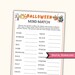 Mind Match Game - Printable Halloween Party Game for Teens and Adults ...