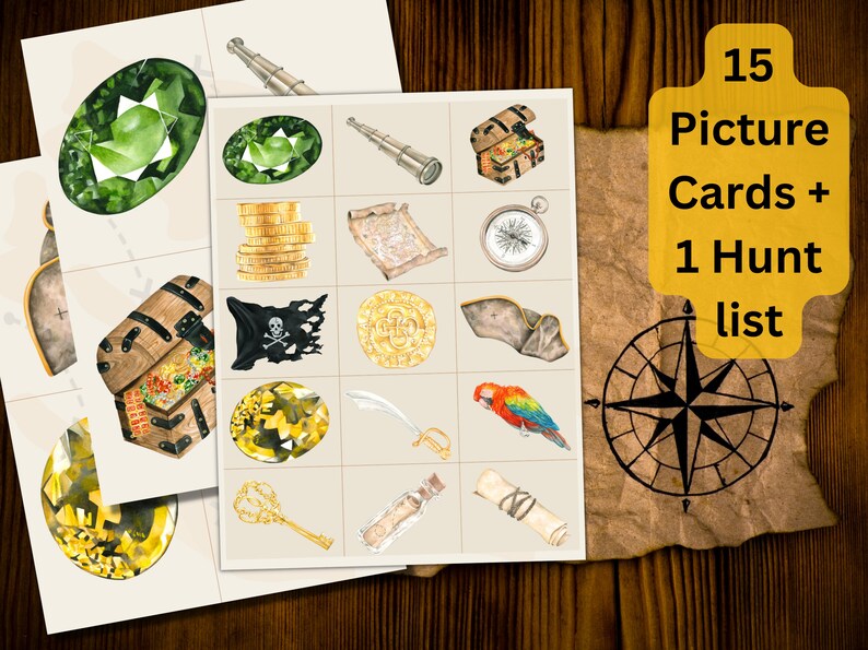 Printable Pirate Treasure Hunt Game for Kids Birthday Parties ...